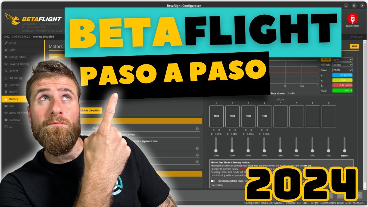 CÓMO configurar tu dron FPV con BETAFLIGHT paso a paso en 2024🤓 - YouTube