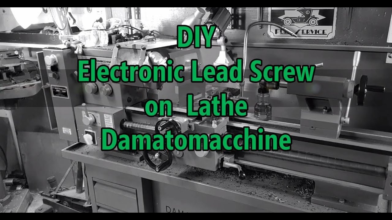 ELS Electronic Lead Screw on Lathe (Scatola Norton digitale su Damatomacchine Multitech 800 ...