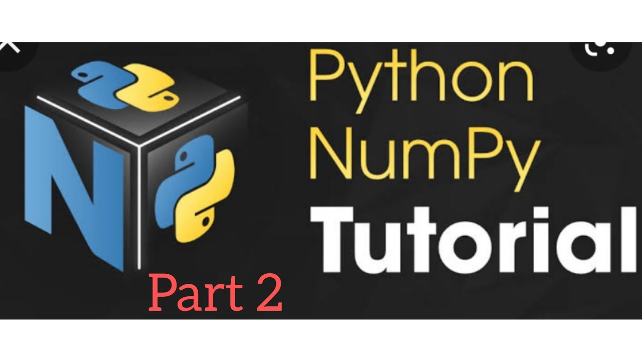 Python Numpy Part 2 Functions In Numpy Machine Learning Hands On 