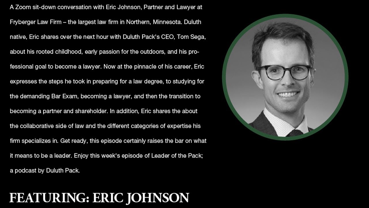 Fryberger Law Firm Discussing Law and Order, Eric Johnson – Leader Of ...