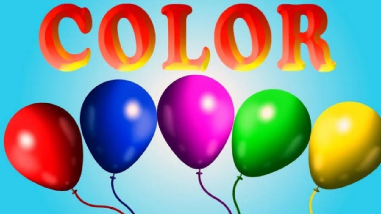 learning colours with animations for children's - YouTube
