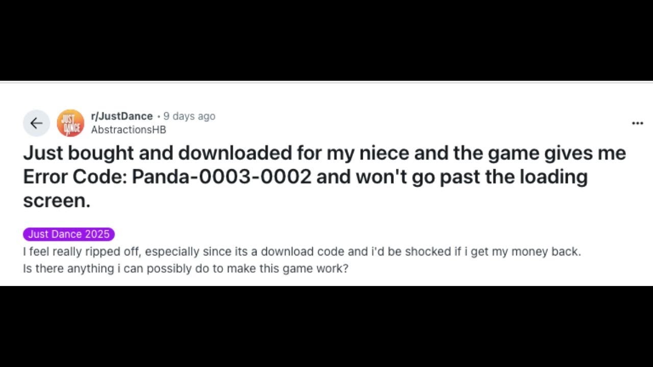 How To Fix Just Dance Error Code Panda-0003-0002? - YouTube