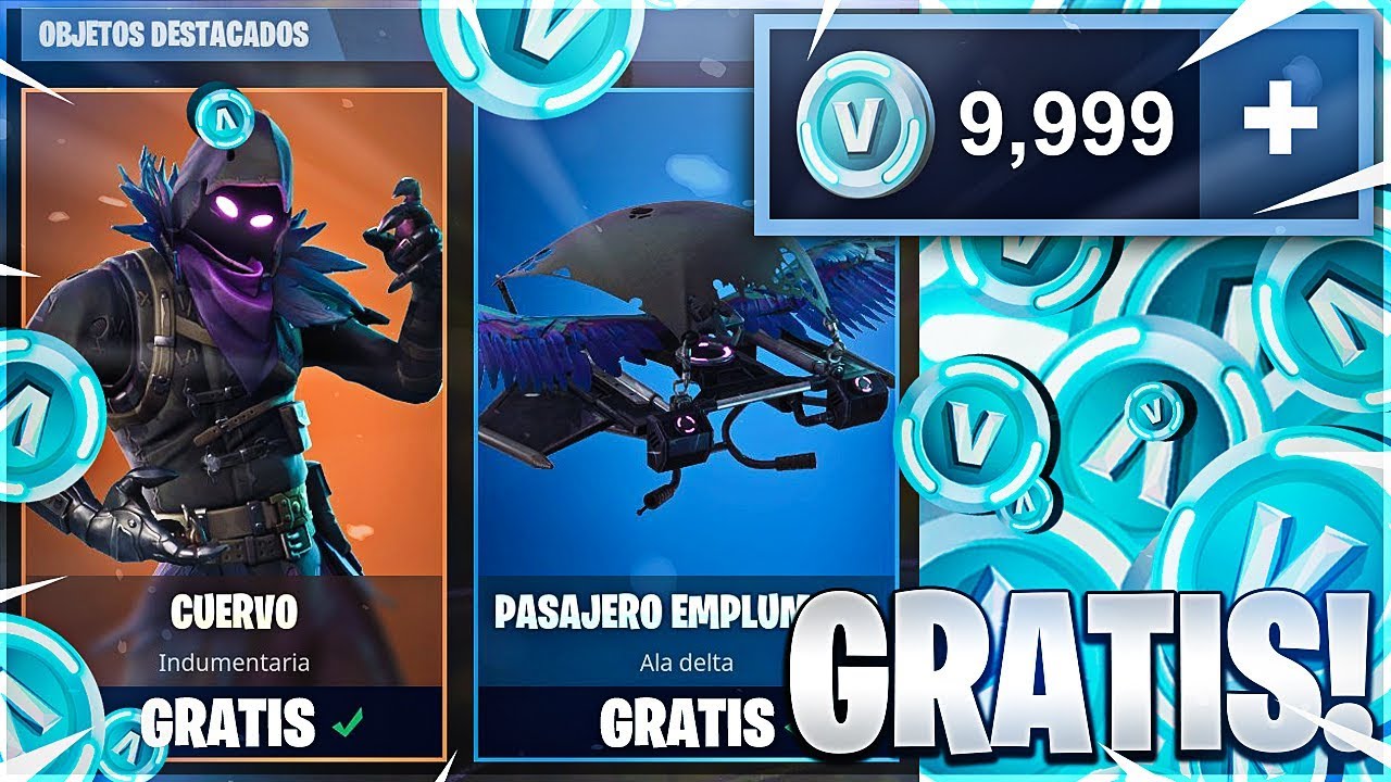 MIRA COMO CONSEGUIR LA NUEVA SKINS *CUERVO* GRATIS EN FORTNITE! | NUEVA ...