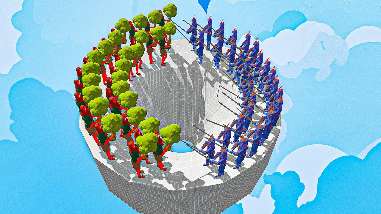 FUNNEL OF DEATH 2 - ARMY vs ARMY | TABS - Totally Accurate Battle ...