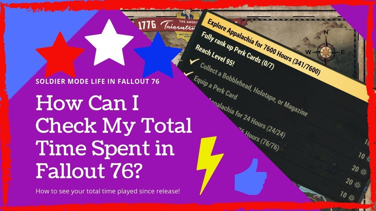 How Can I Get an Accurate Total of My Time Spent Playing Fallout 76 ...