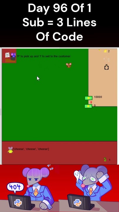 Day 96 Of 1 Subscriber = 3 Lines Of Code #coding #python #programming ...