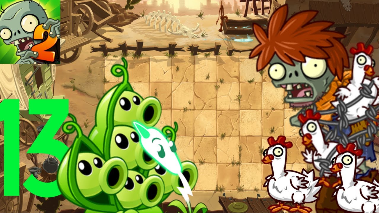 Pvz 2 part 13: chickens!!! - YouTube