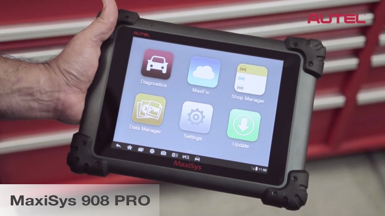 SCANNER AUTOMOTIVO AUTEL 908 PRO - YouTube