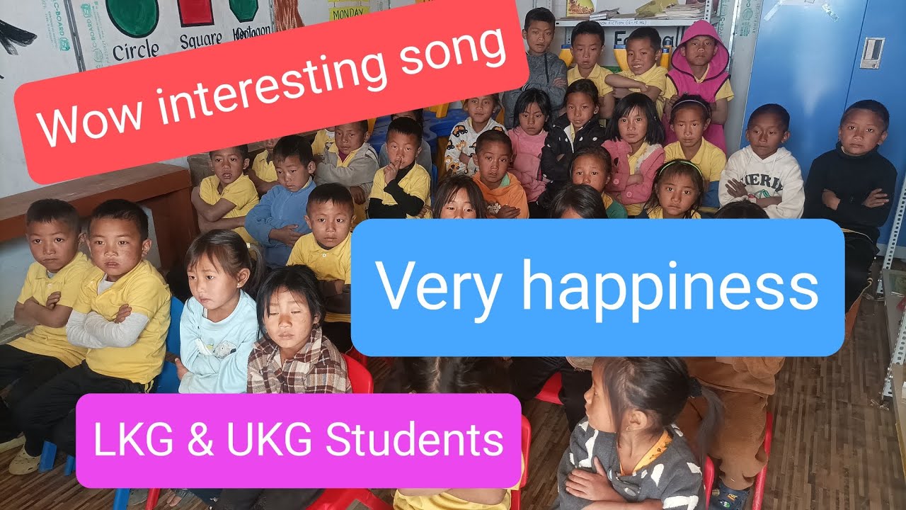 LKG & UKG Students' singing - YouTube