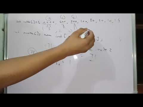 Find minimum number of currency notes and values that sum to given ...