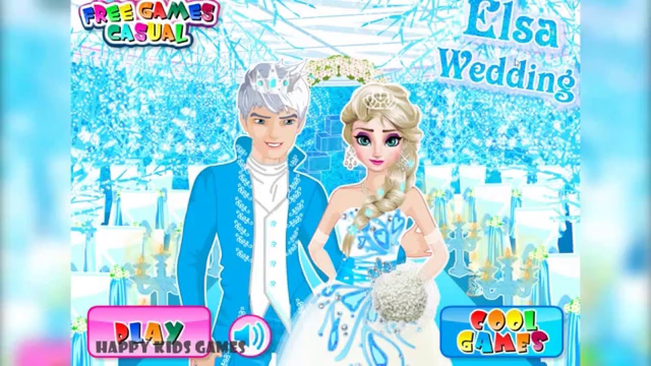DISNEY FROZEN GAME: Elsa Wedding - YouTube