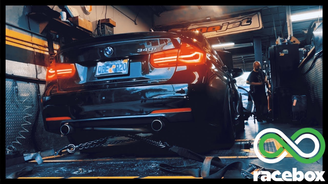 F30 B58 340i MHD Stage 2 OTS VS Custom Dyno Tune - YouTube