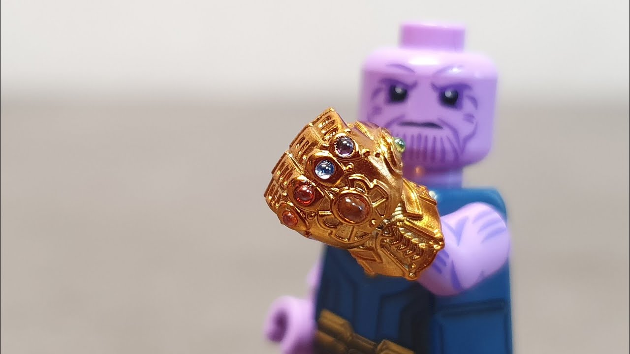 Lego Thanos Custom Minifigure (Infinity Gauntlet) - YouTube