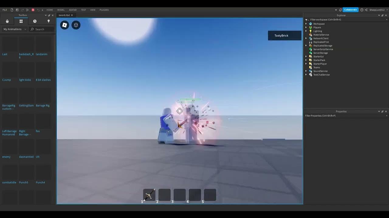(FREE) Sword Combat System Roblox Studio - YouTube