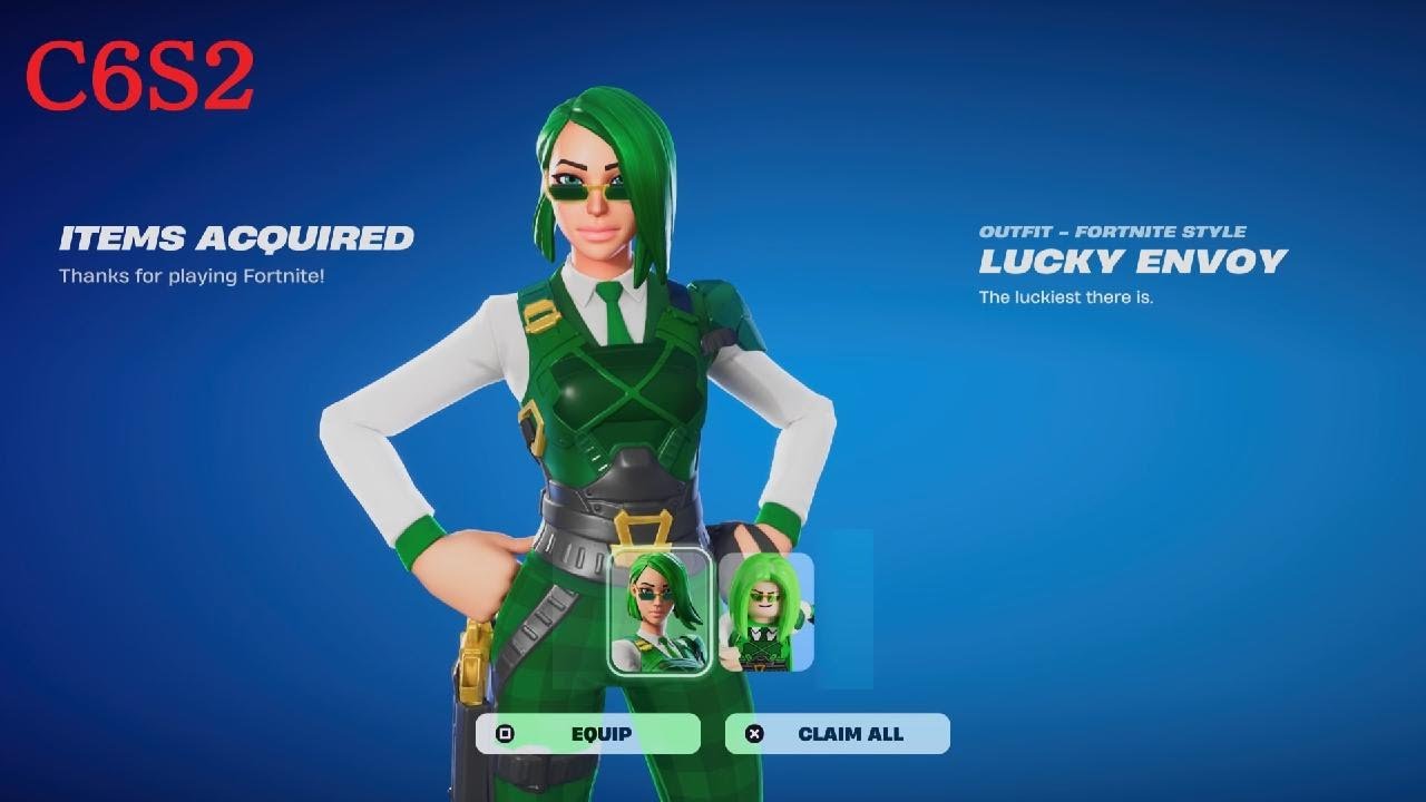 Fortnite C6S2 Lucky Envoy - YouTube