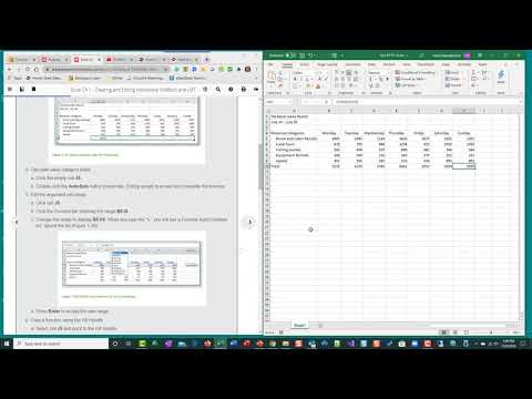 Excel Ch 1 PP 1 2 steps 1 to 7 - YouTube