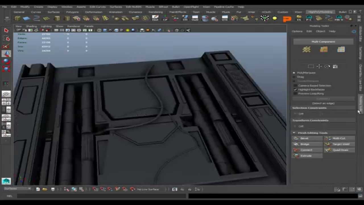 Hard-Surface modeling timelapse - YouTube