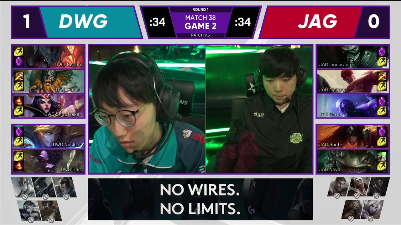 LCK 2019 | JAG vs DWG | Game 2 | Full Match | 16/02/2019 - YouTube
