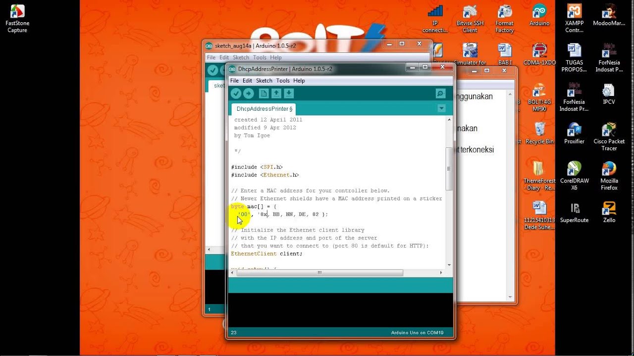 TUTORIAL ARDUINO ETHERNET SHIELD - YouTube
