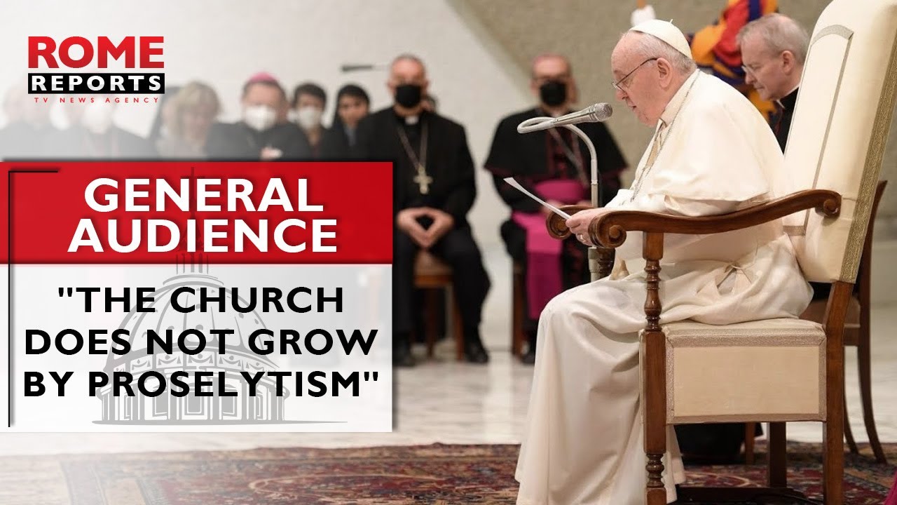 #PopeFrancis recalls words of Benedict XVI: "The Church does not grow ...