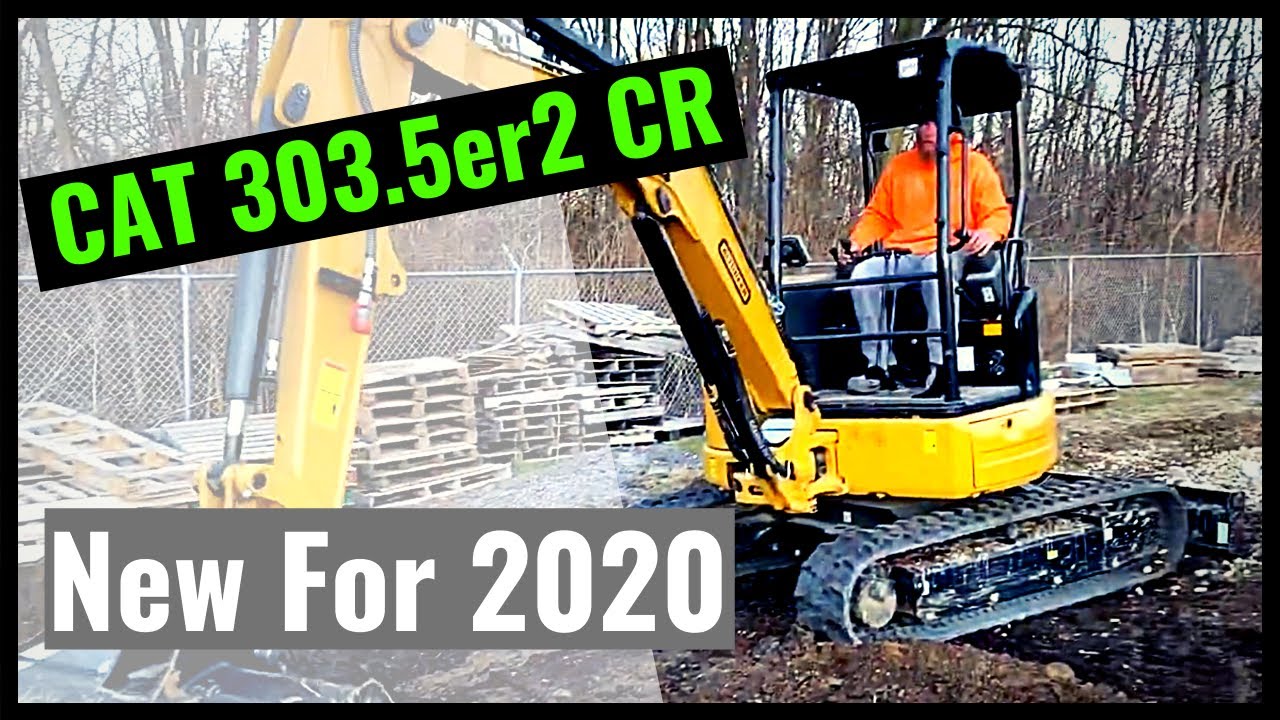 Cat 303.5e2 CR Mini Excavator Demo - YouTube