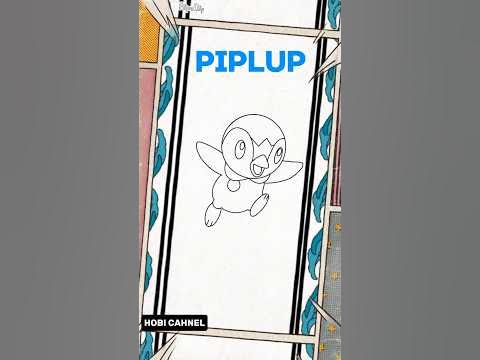 How to draw (pokemon)PIPLUP step by step easy#drawing #art #pokemon ...