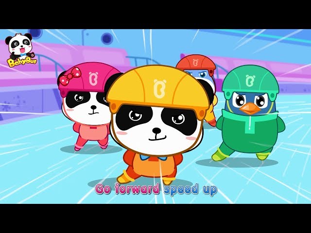 Baby Panda's Speed Skating | Winter Games for Kids | Love Sports ...