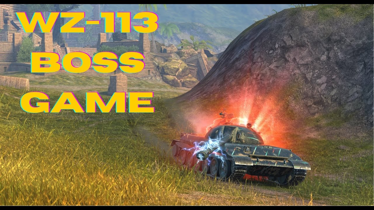 World of Tanks Blitz - Boss Games - WZ-113 Boss - +25k DMG - YouTube