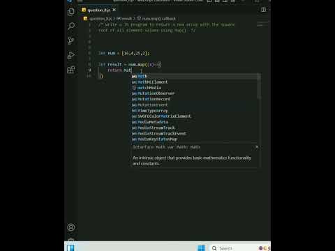 JS Question 8 #javascript #coding #code #htmlcss #css #practicemakesperfect #practice # ...