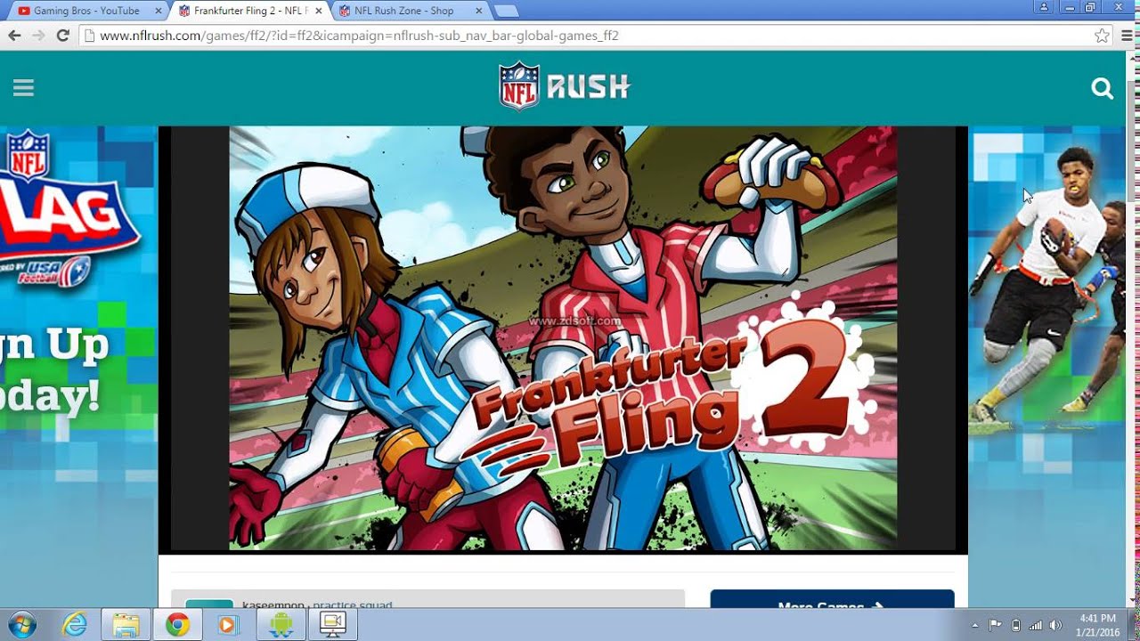 Nfl rush zone games - YouTube