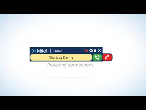 Mitel Dialer Softphone 4.0 - les intégrations CRM-MiCC-Microsoft Teams ...