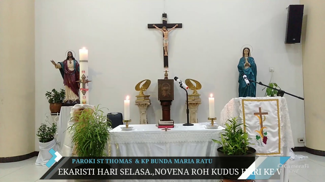 EKARISTI SELASA ;PW. SANTO FILIPUS NERI; NOVENA ROH KUDUS HARI V - YouTube