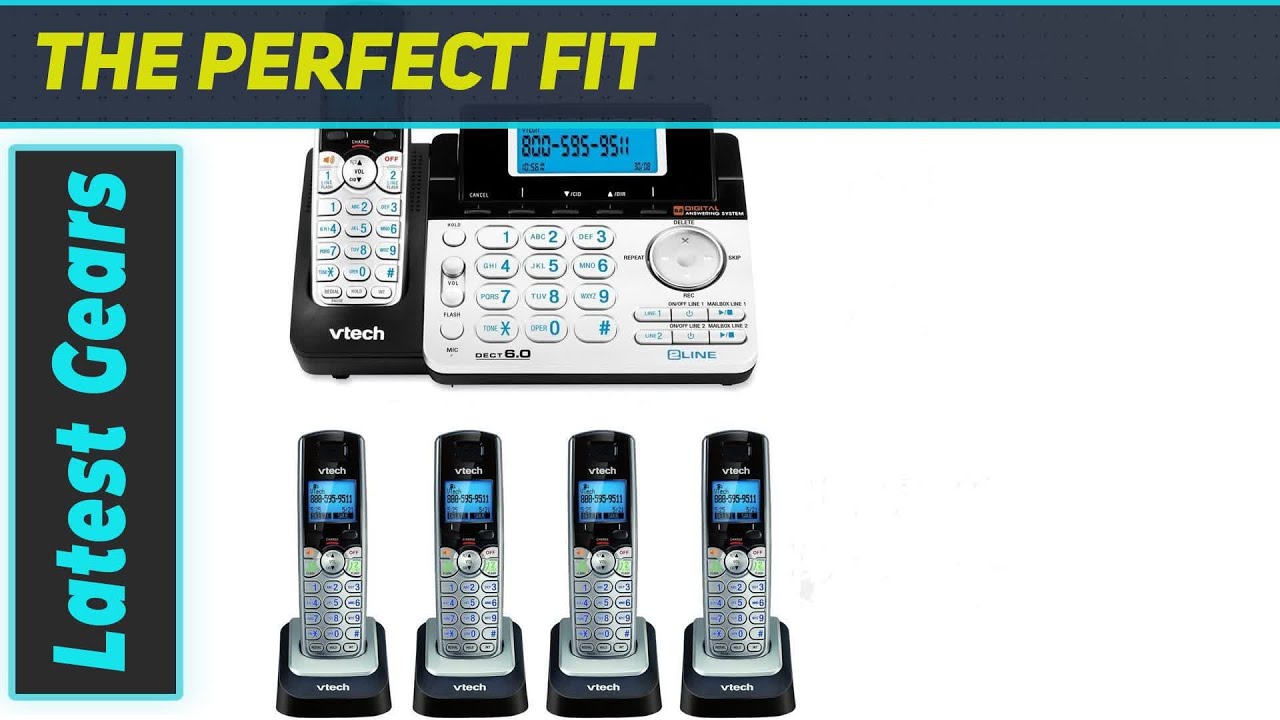VTech DS6151 Best 2-Line Expandable Cordless Phone with Digital ...