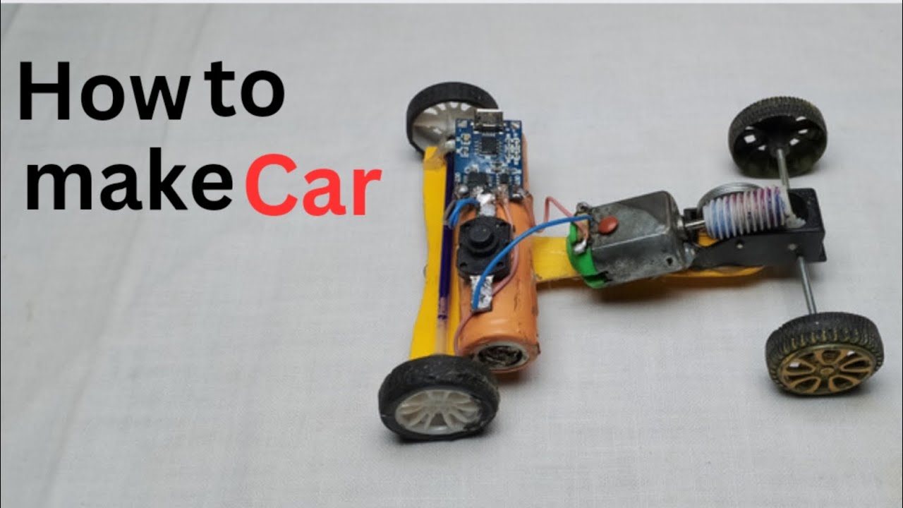 how to make a rechargeable car at home easily.home made car.home made ...