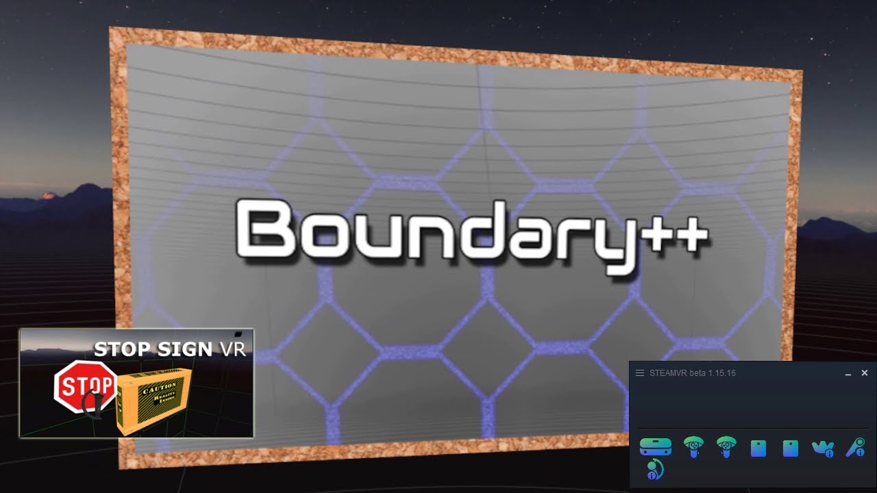 Showing Boundary++ VR grid using Oculus, Index and Vive controllers and ...