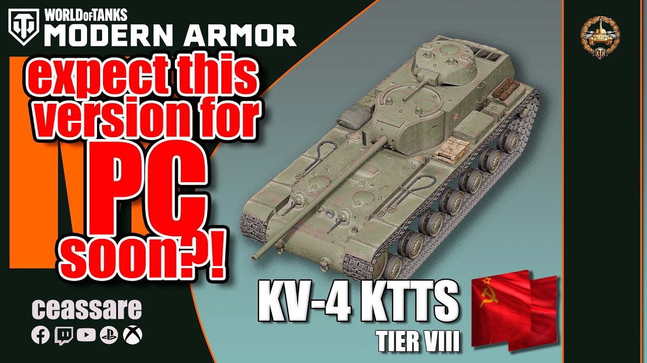 BOTS!!! - KV-4 KTTS / WoT Modern Armor / PS5 / Xbox Series X / 1080p60 ...
