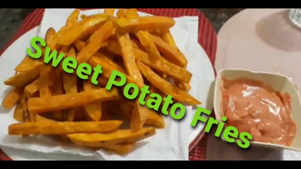 Camote fries /sweet potato fries - YouTube