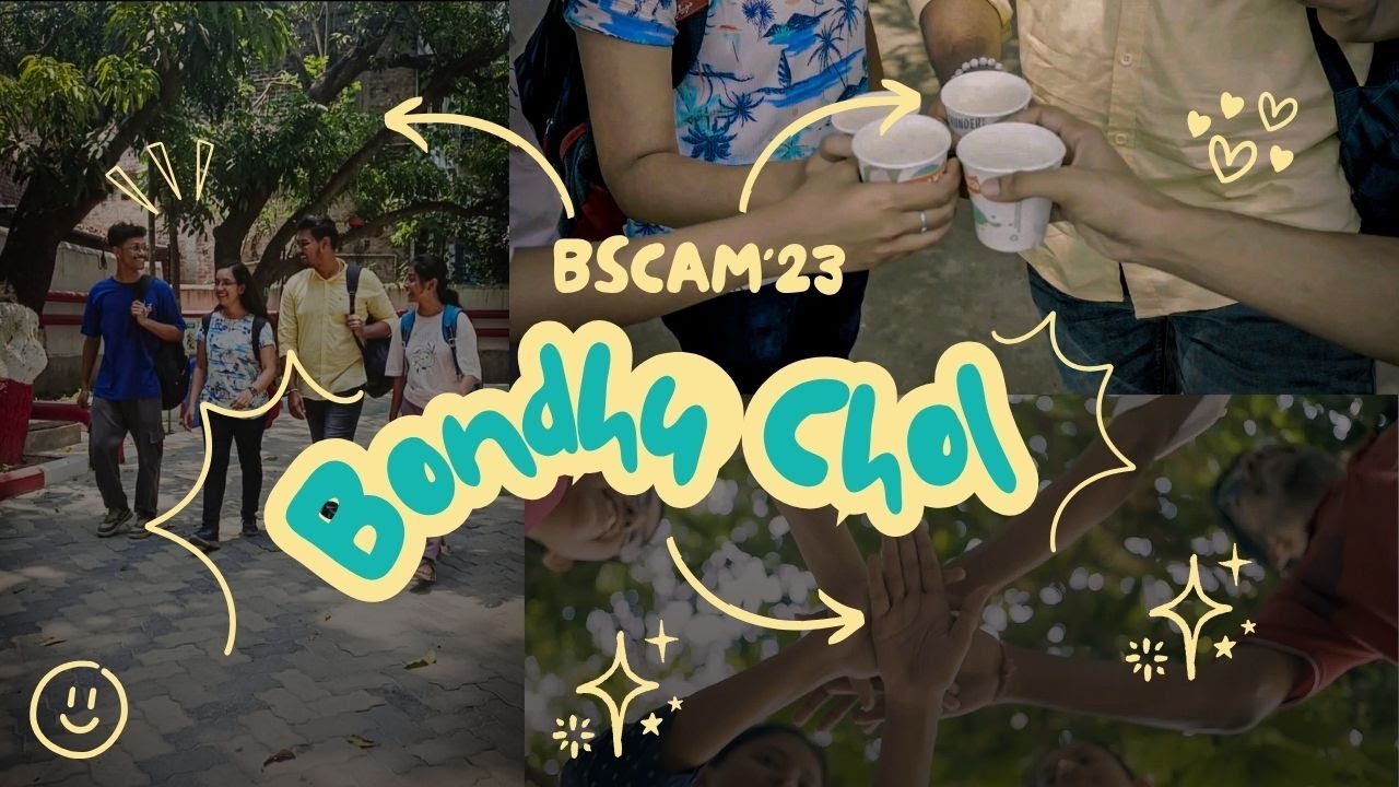 Bondhu Chol | BSCAM'23 Batch | Cinematic Music Video | @BrainwareUniversityKolkata - YouTube