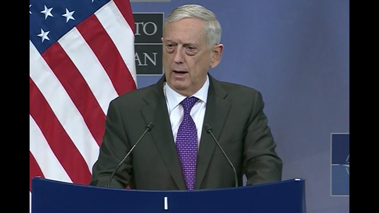 BREAKING: Secretary Mattis Gives URGENT Speech at NATO Headquarters ...