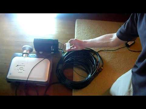 homemade projector dowser - YouTube