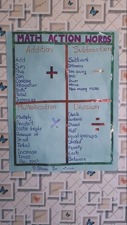 Math action word_Kids - YouTube
