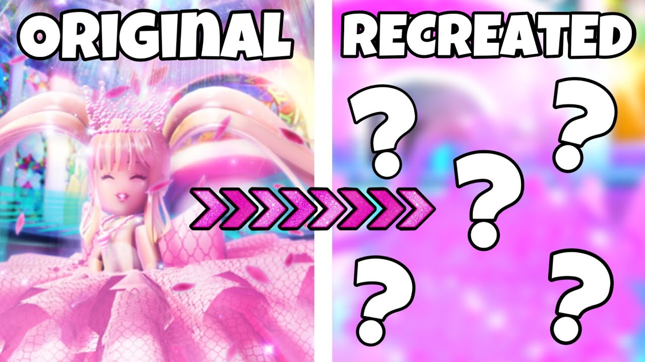 I RECREATED THE ROYALE HIGH THUMBNAIL ICON!🤩 | Royale♡High! - YouTube