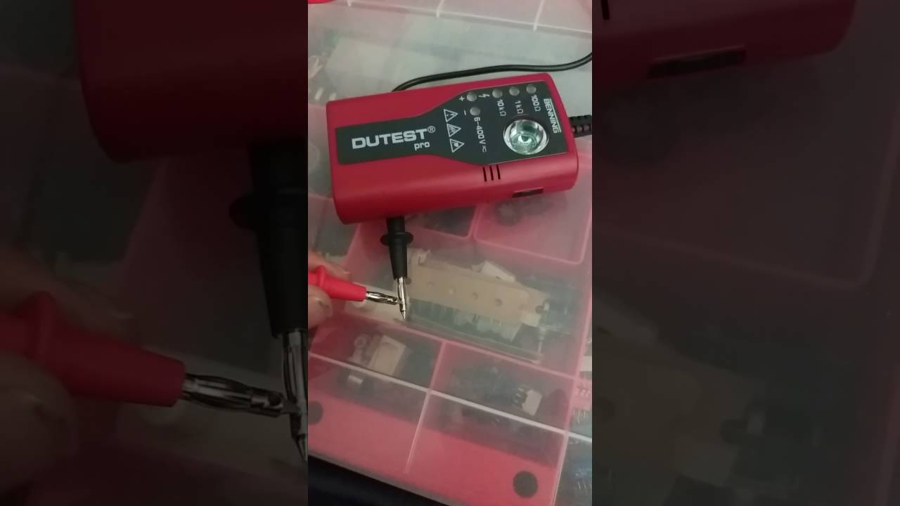 Benning DUTEST PRO in der Praxis / Durschgangs Prüfung - YouTube