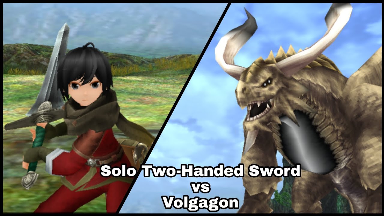 Volgagon Solo Victory (Two-Handed Sword, No Hit) | Toram Online - YouTube