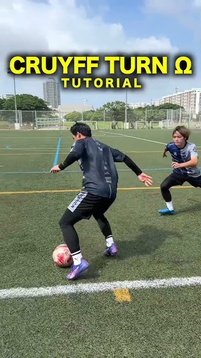 How to Do the Cruyff Turn | Football Skills Tutorial ⚽️ #shorts - YouTube