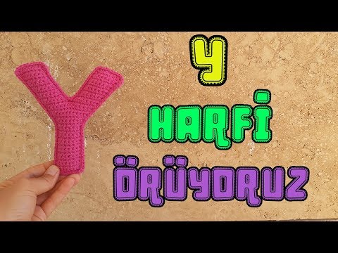 Amigurumi 'Y' Harfi Yapılışı