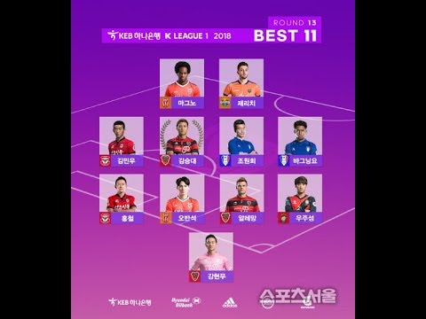'벼락골' 포항 김승대, K리그1 13R MVP 선정 - YouTube