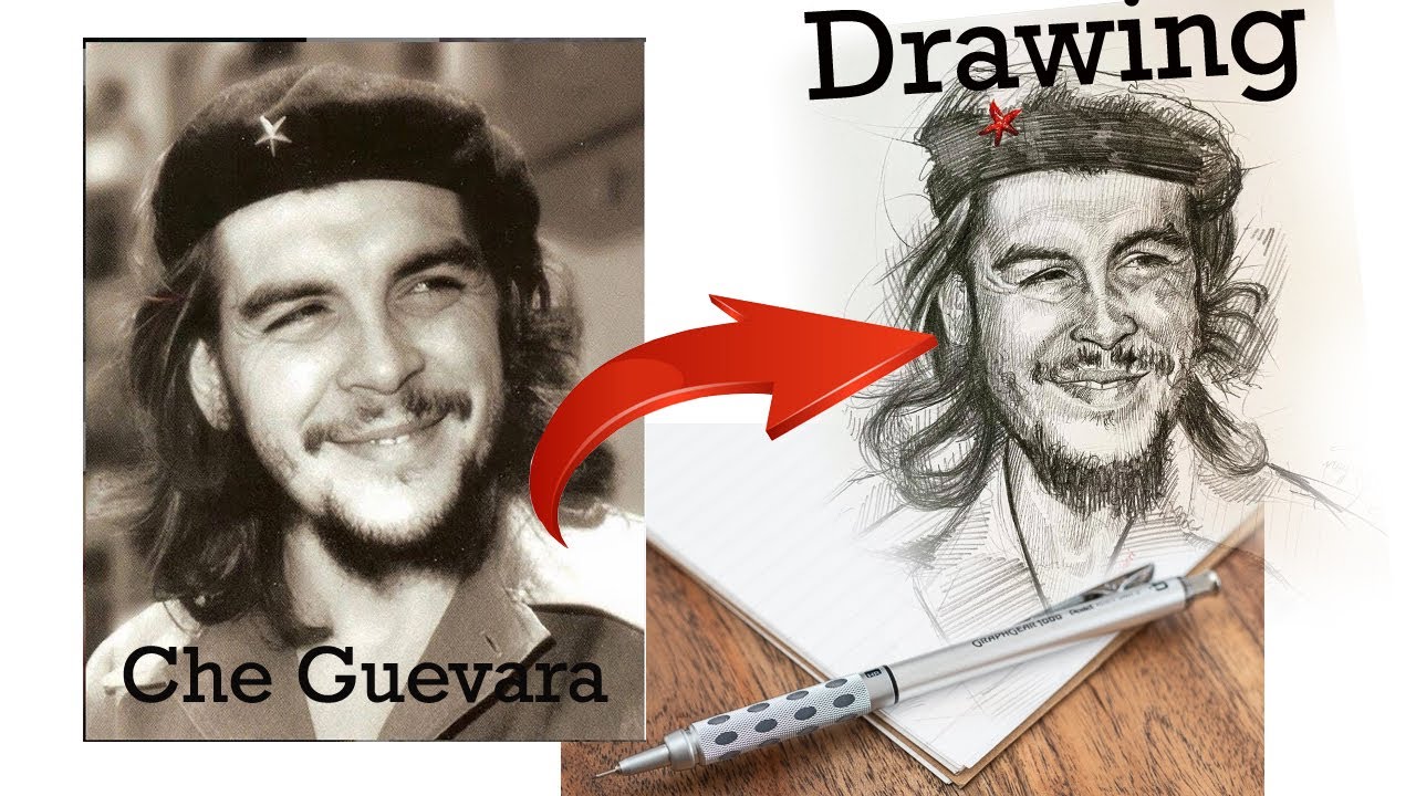 Drawing Che Guevara - YouTube