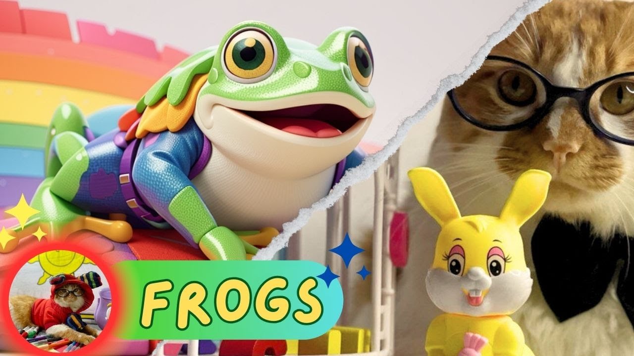 Fun EXPLAINED For kids 🐸: Life cycle of a Frog | Toddler learning video #Frogs - YouTube
