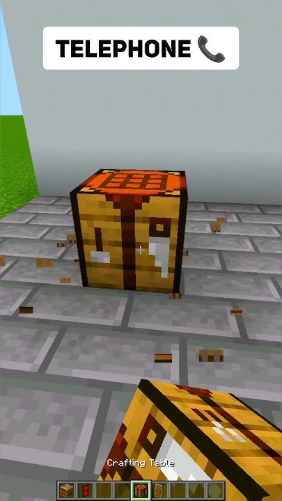 Telephone in Minecraft 📞 #shorts #minecraft #minecraftshorts - YouTube